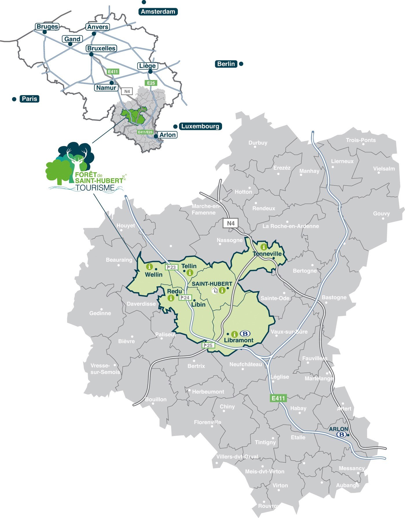Vacances en Forêt de Saint-Hubert (Belgique, Ardenne)
